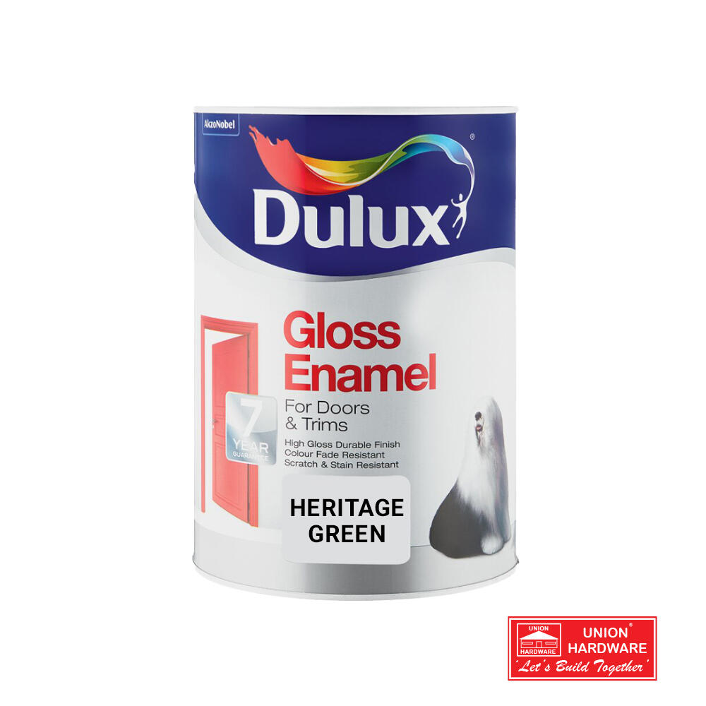 DULUX GLOSS HERITAGE GREEN 5L available at Union Hardware, Pomona ...